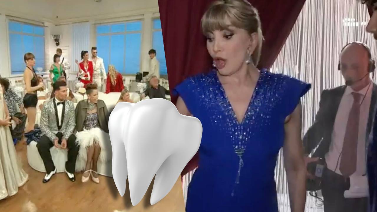 Accident au Dancing, un concurrent a perdu une dent en coulisses ...